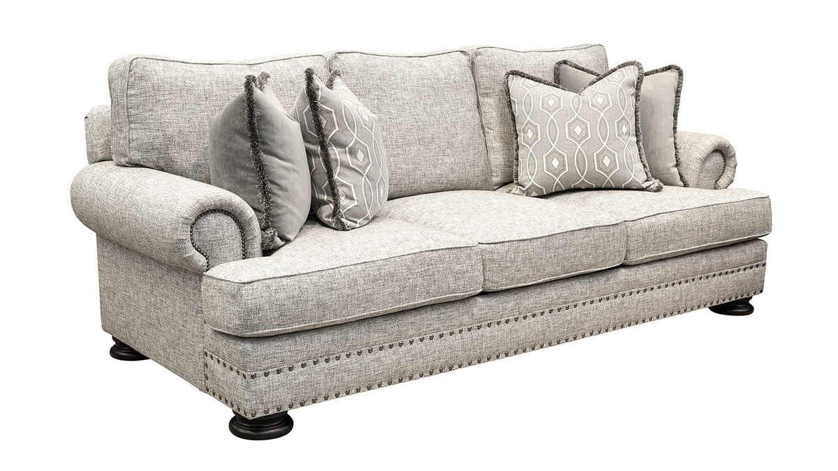 Bernhardt Foster Grey Sofa - Pinnacle of High-Quality Luxury | Gallery Furniture