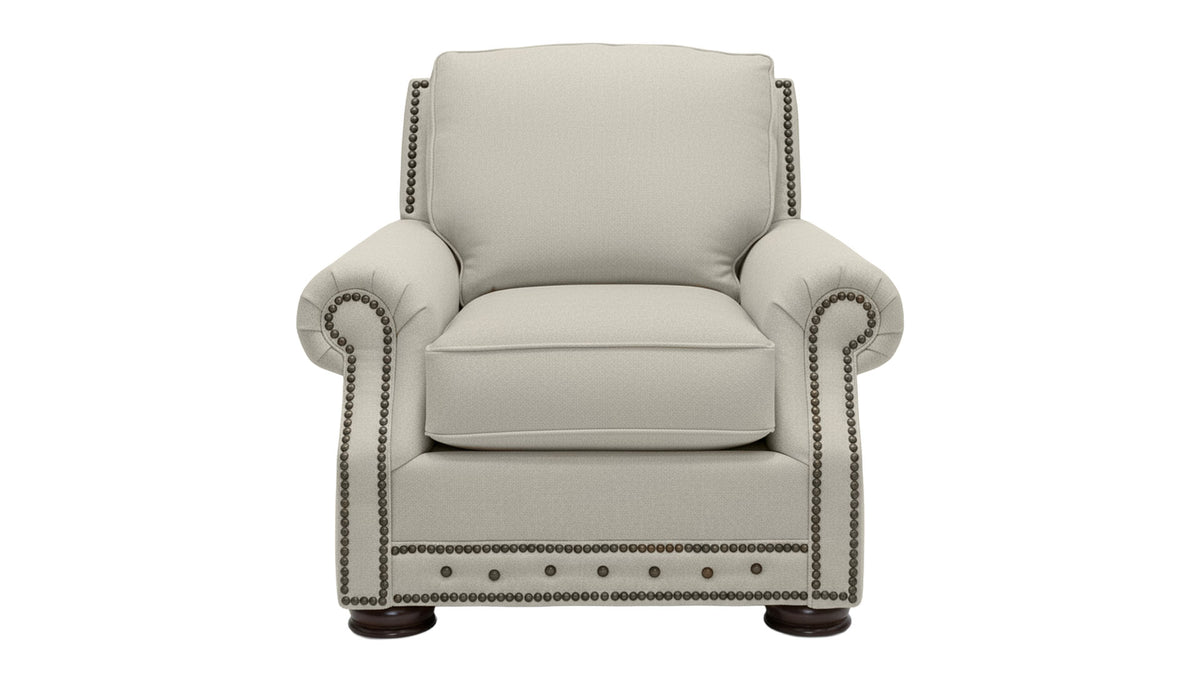 Solara Oatmeal Accent Chair - Contemporary Upholstered Chair by Mayo C ...