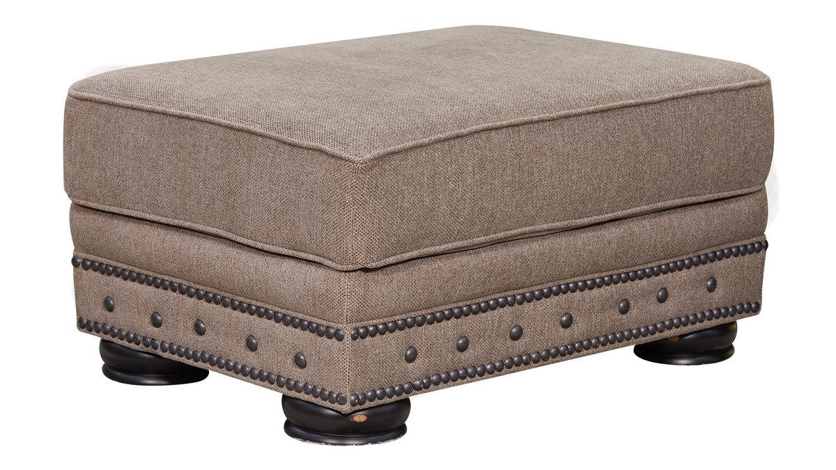 Evermore Oak Ottoman | Luxurious Comfort & Durability | Gallery Furniture