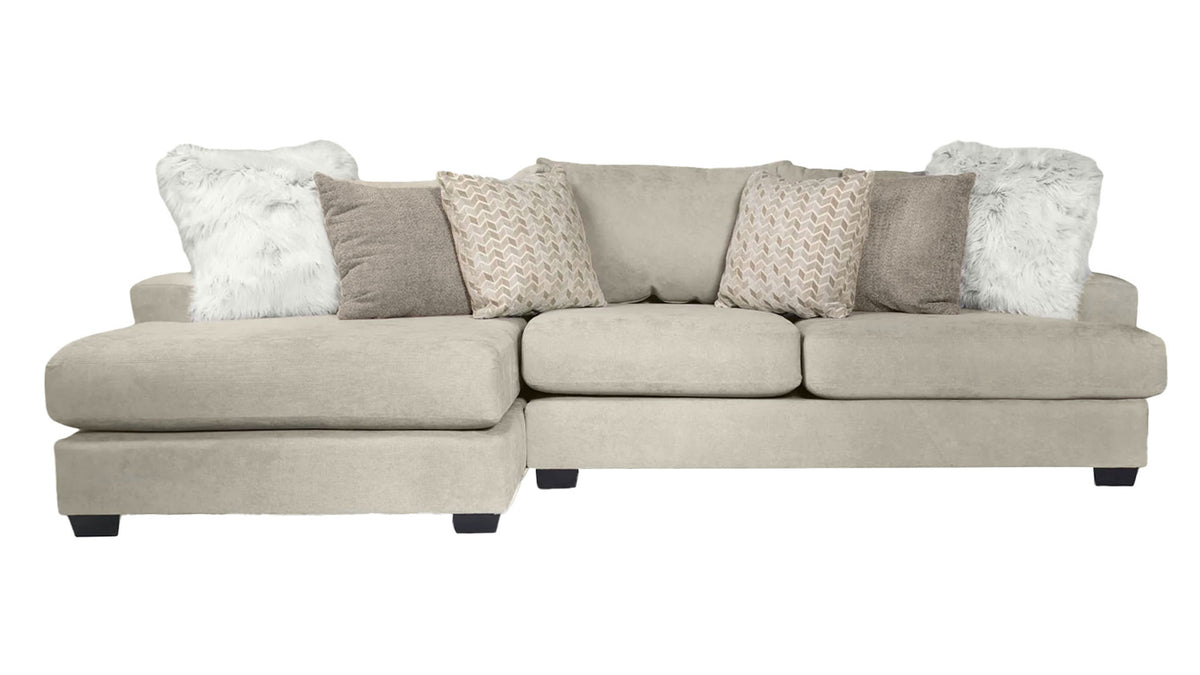 Sensation Cream 2 Pc. Left Arm Facing Chaise Chofa – Gallery Furniture