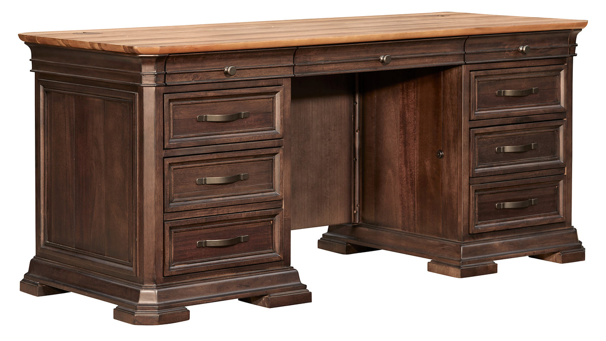 Sonoma Double Pedestal Desk – Gallery Furniture