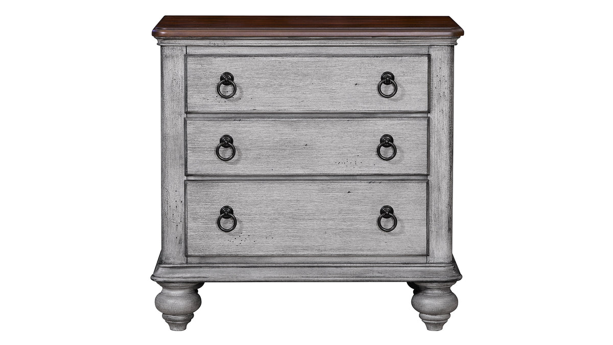 Plymouth Distressed Nightstand – Gallery Furniture