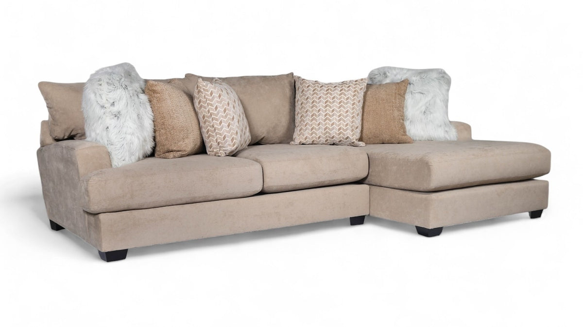 Sensation Cream 2 Pc. Right Arm Facing Chaise Chofa – Gallery Furniture