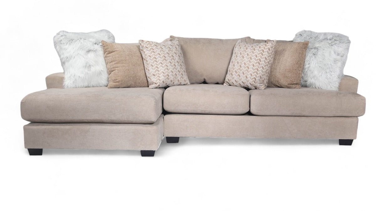 Sensation Cream 2 Pc. Left Arm Facing Chaise Chofa – Gallery Furniture