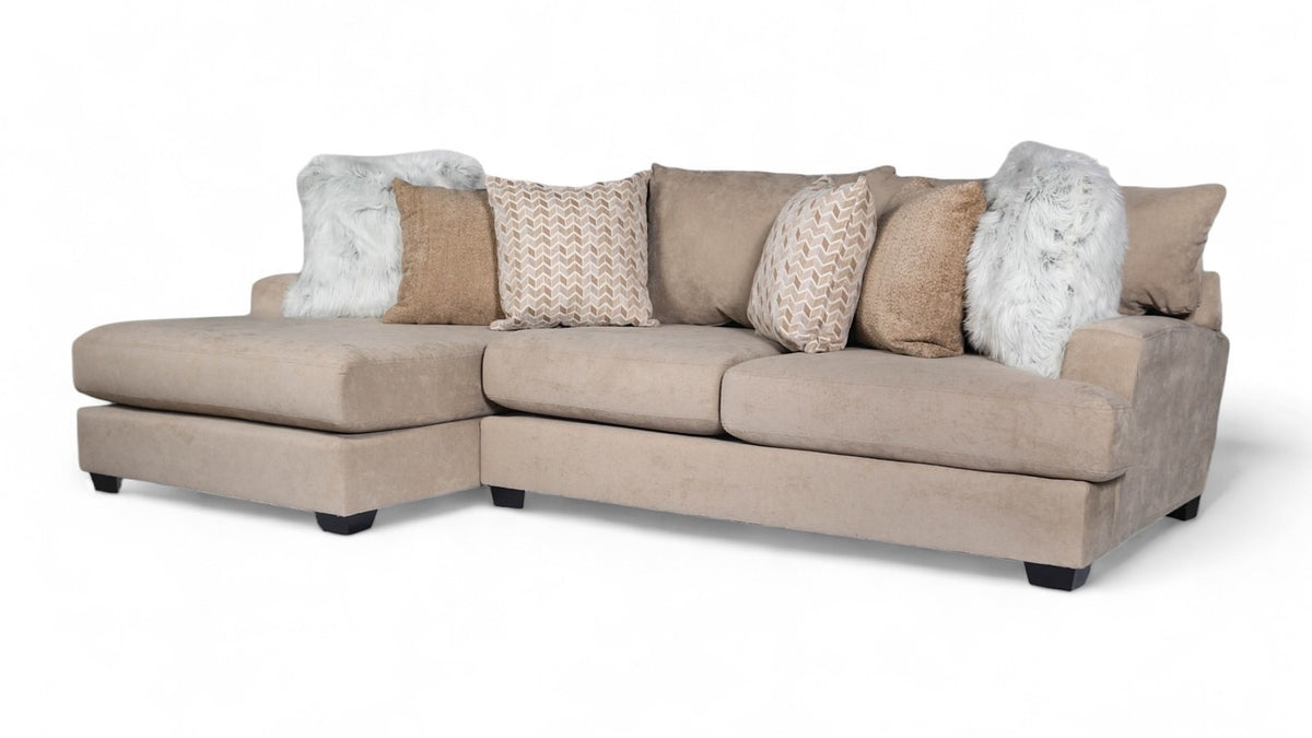 Sensation Cream 2 Pc. Left Arm Facing Chaise Chofa – Gallery Furniture