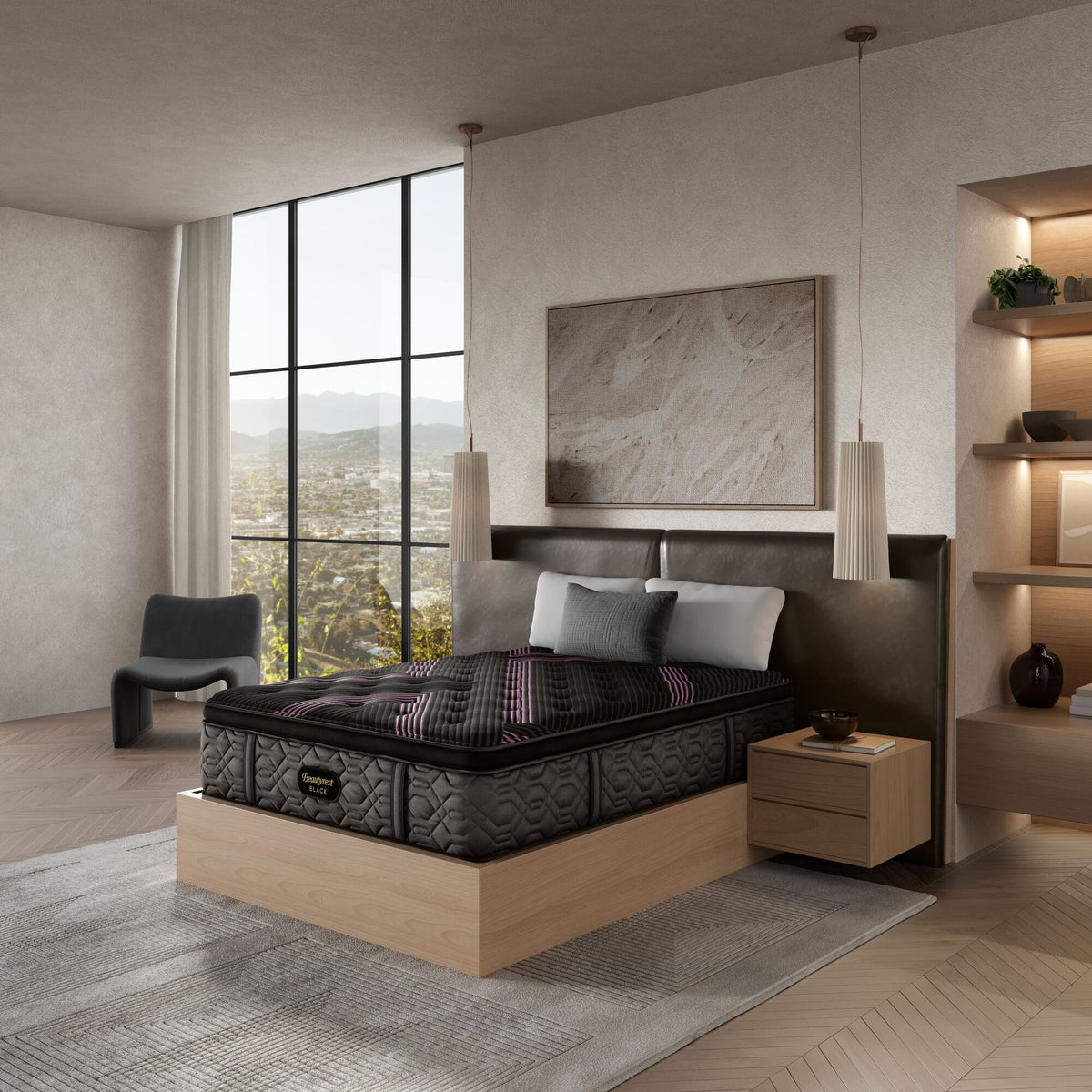 King Size Beautyrest Black Series 2 Plush Pillowtop Mattress – Gallery ...